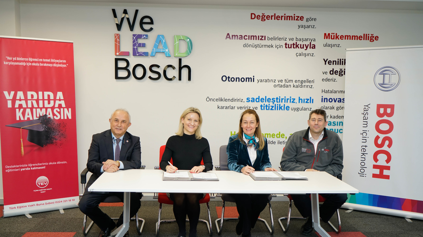 Bosch’tan 50 meslek lisesi öğrencisine TEV burs desteği | Bosch Türkiye